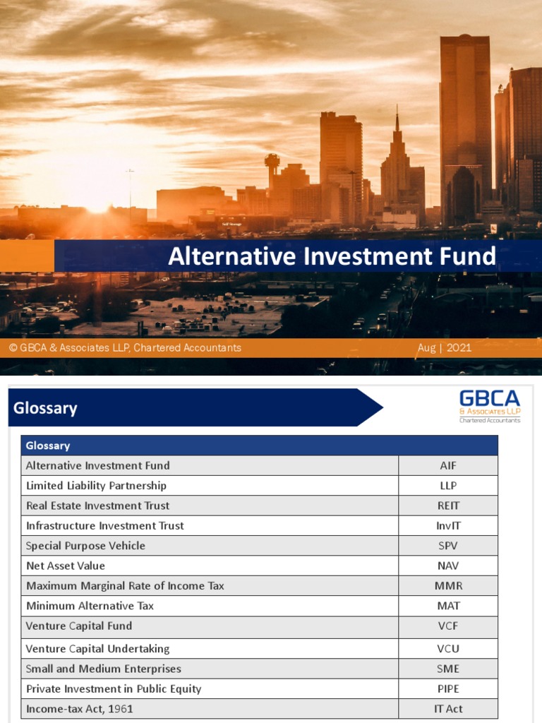 Gbca Presentation on Aif - Aug 2021 | PDF | Trust Law | Investing