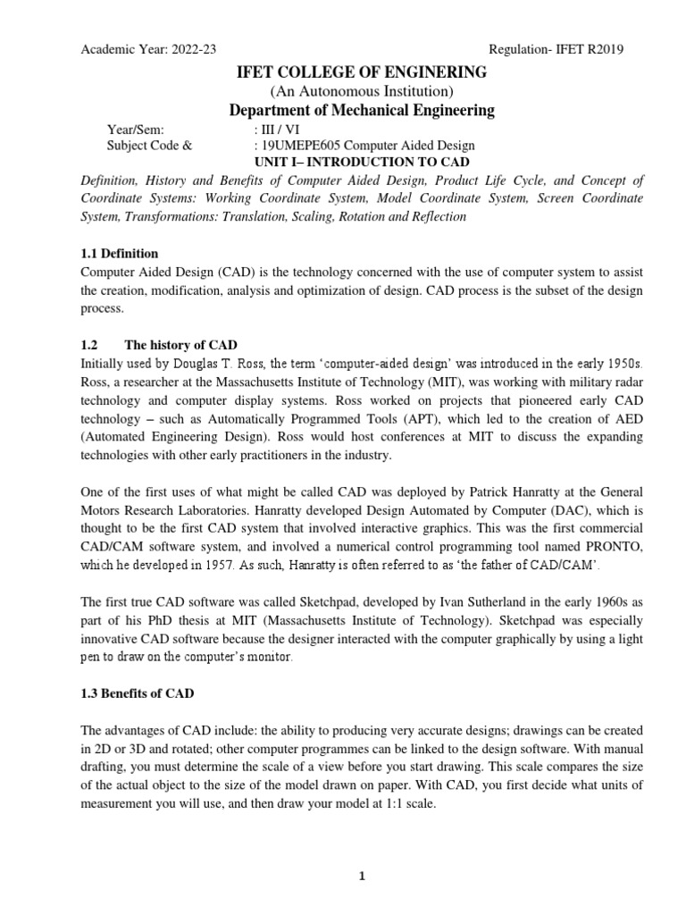 C Unit 1 M Pdf