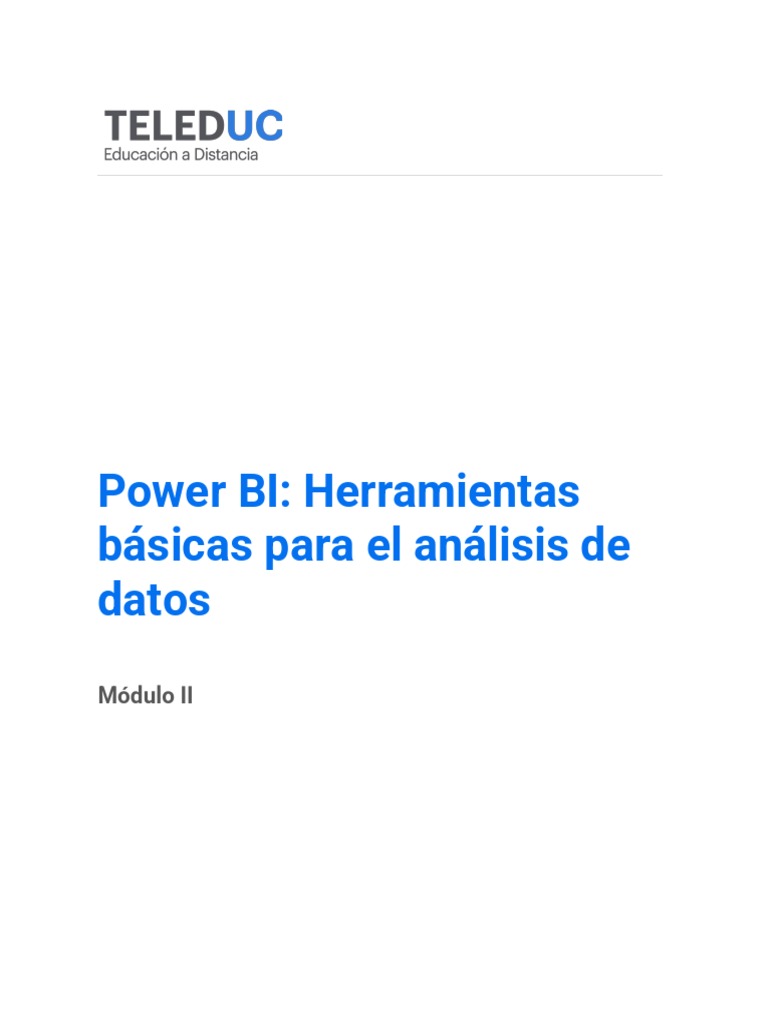 Manual Módulo 2 - Parte II | PDF | Bases de datos | Microsoft Excel