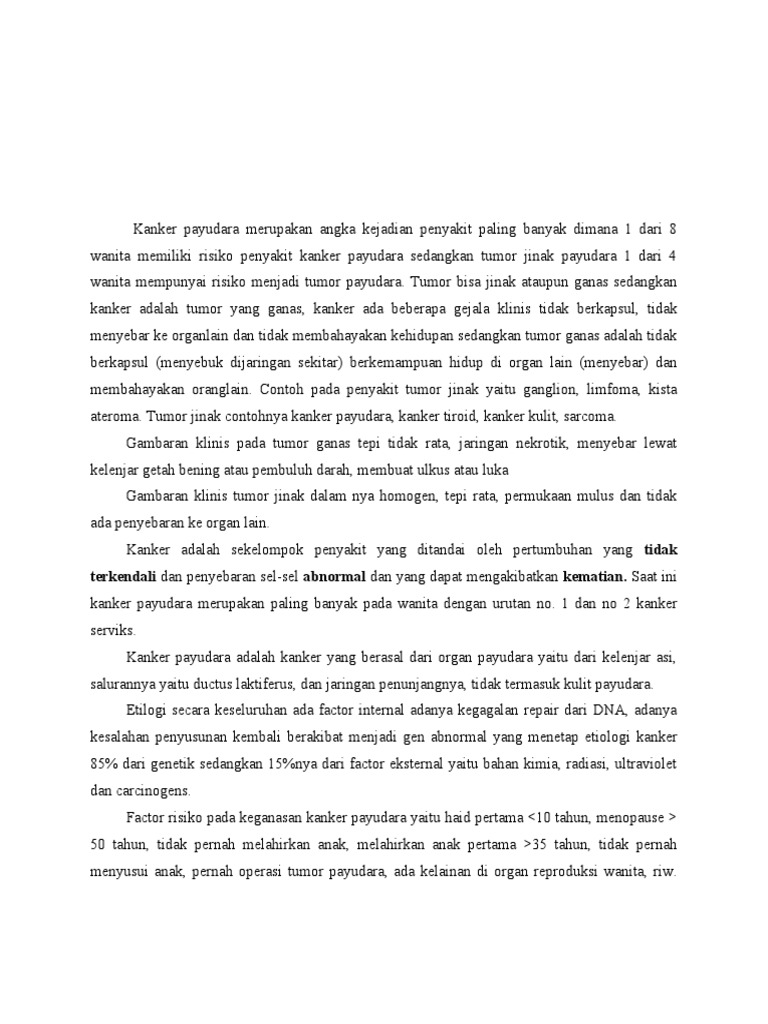 Notulensi Bimbingan 26 April 2022 CA Mammae | PDF Notulensi Bimbingan 26 April 2022 CA Mammae | PDF
