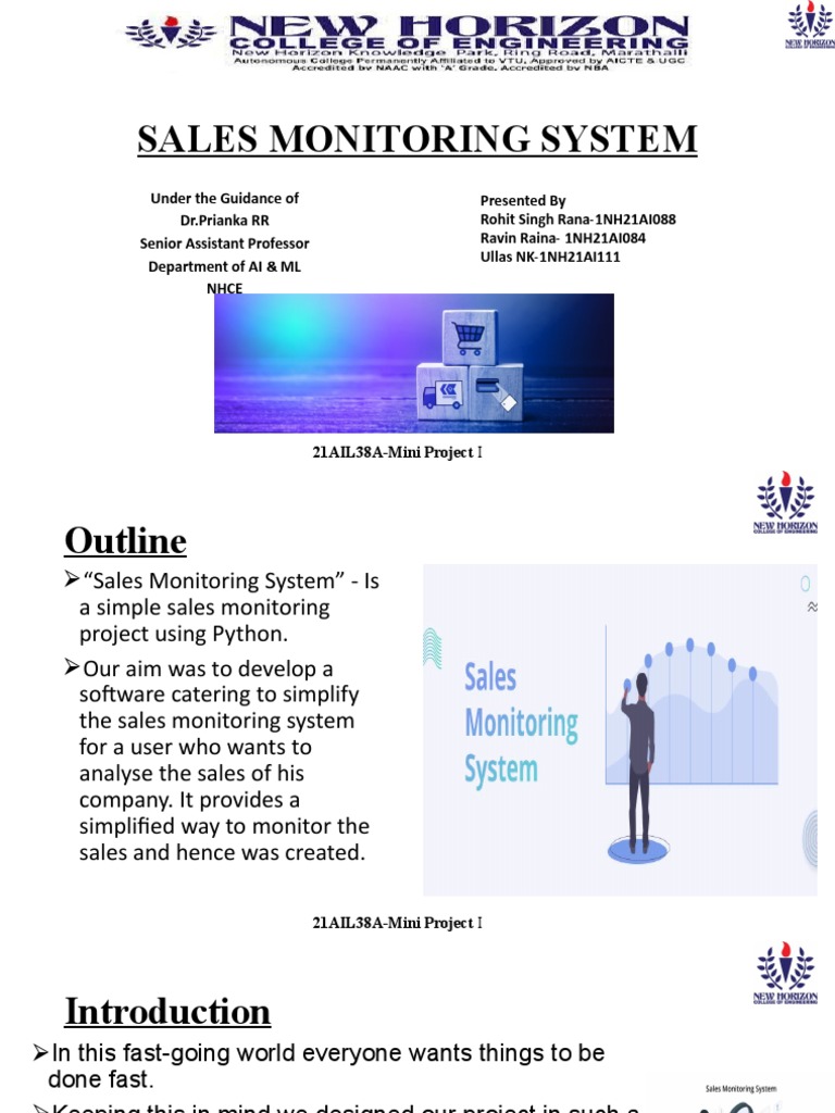 Sales Monitoring System | PDF