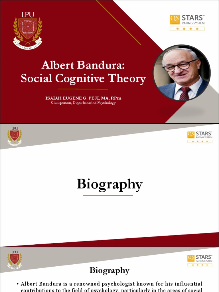 (TOP, FINAL) 17 Social Cognitive Theory | PDF