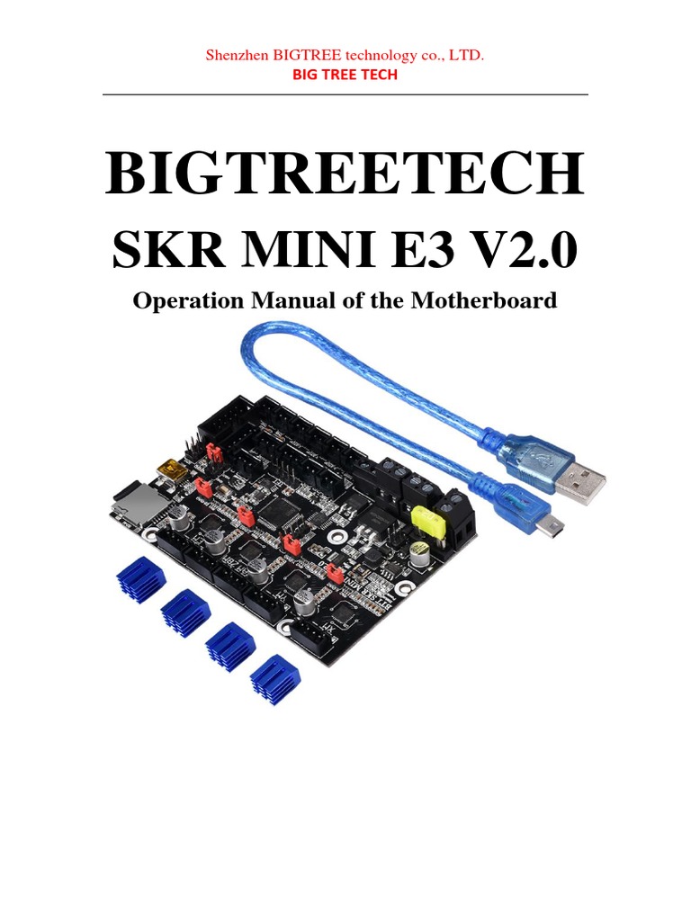BTT SKR MINI E3 V2.0 Instruction Manual | PDF