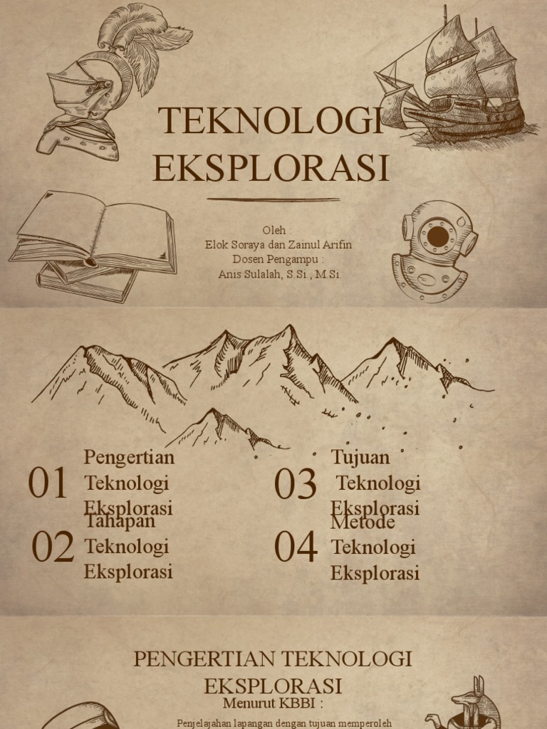 PPT TEKNOLOGI EKSPLORASI | PDF