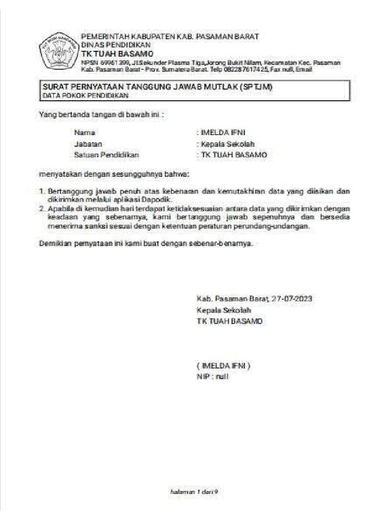 STPJM Imelda Word | PDF