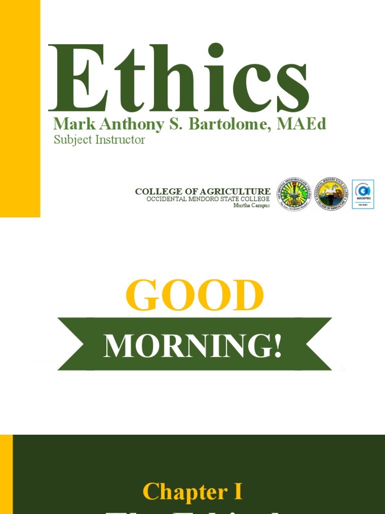 Chapter 1 Basic Concepts About Ethics | PDF | Relativism | Morality Chapter 1 Basic Concepts About Ethics | PDF | Relativism | Morality