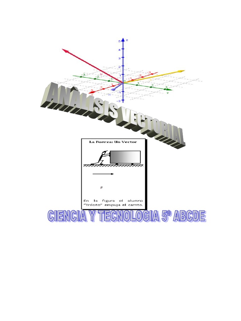 Guia #05 - Analisis Vectorial | PDF | Vector Euclidiano | Geometria clasica