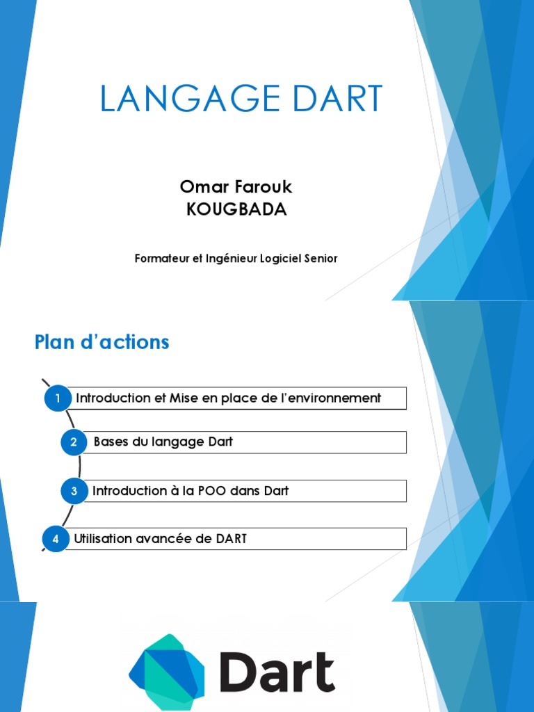 Introduction au langage Dart | PDF | Classe (informatique ...