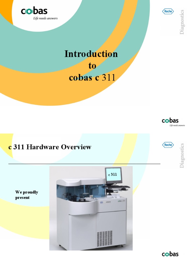 Fdocuments - in Introduction To Cobas C 311 | PDF | Manufactured Goods ...