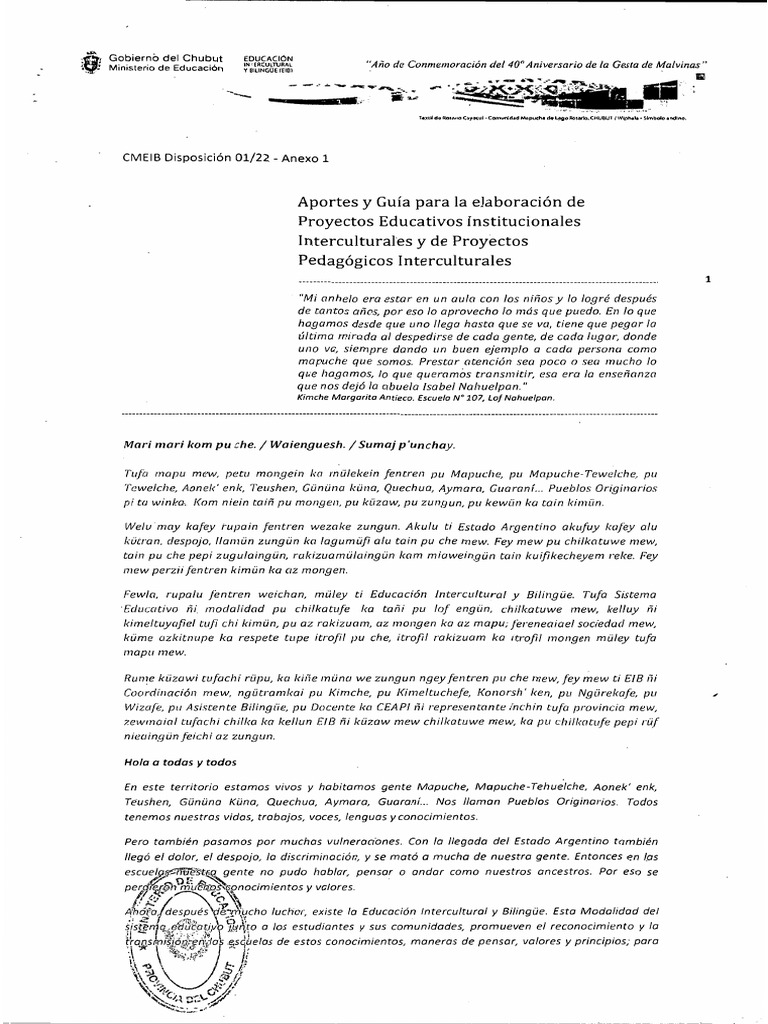 Disp.1 - 22 - Anexo I - Guia para Proyectos EIB | PDF