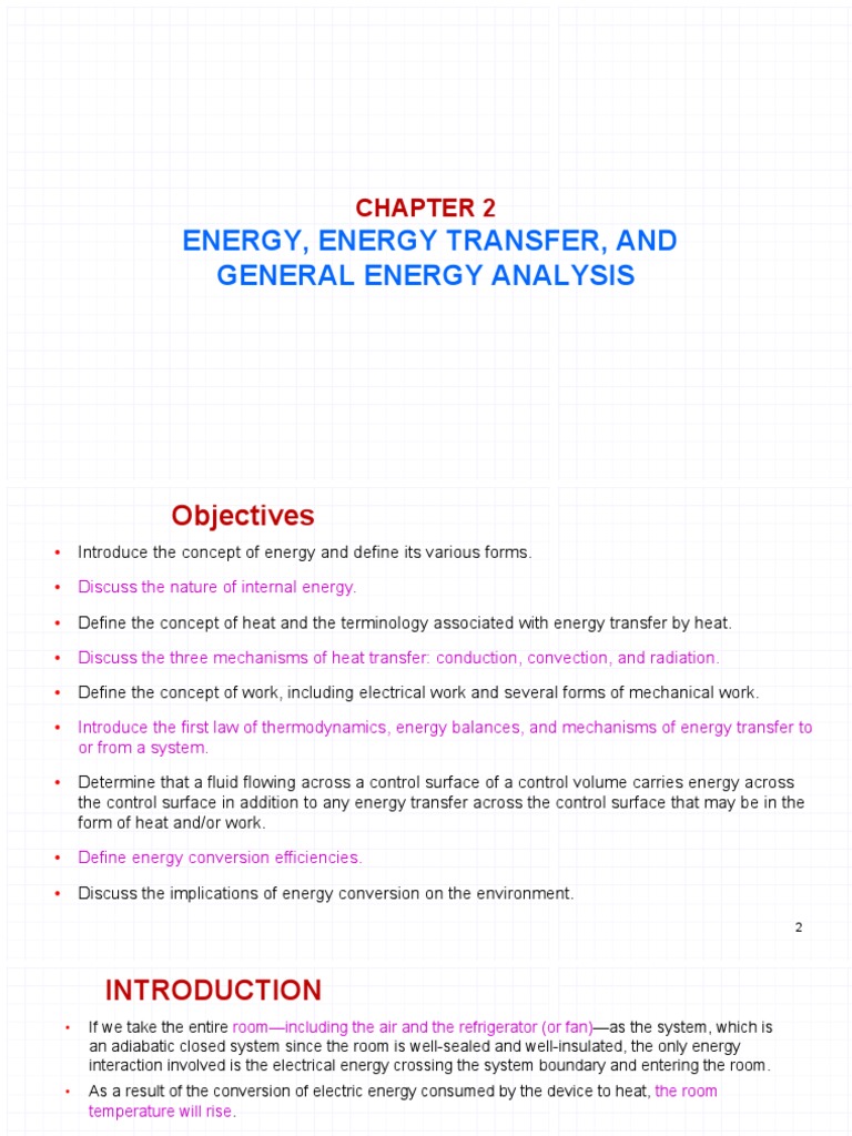 Energy Transfer and Thermodynamics Explained | PDF
