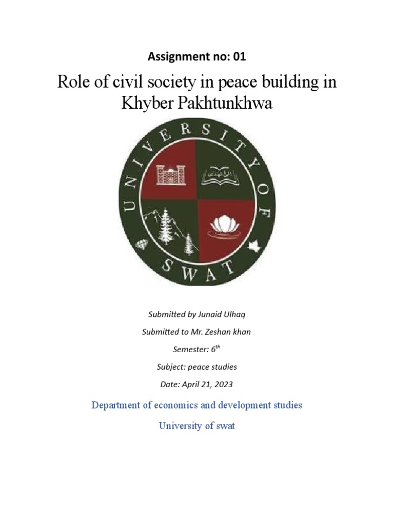 Role of Civil Society in Peace Building in kpk2 | PDF | Institution ...