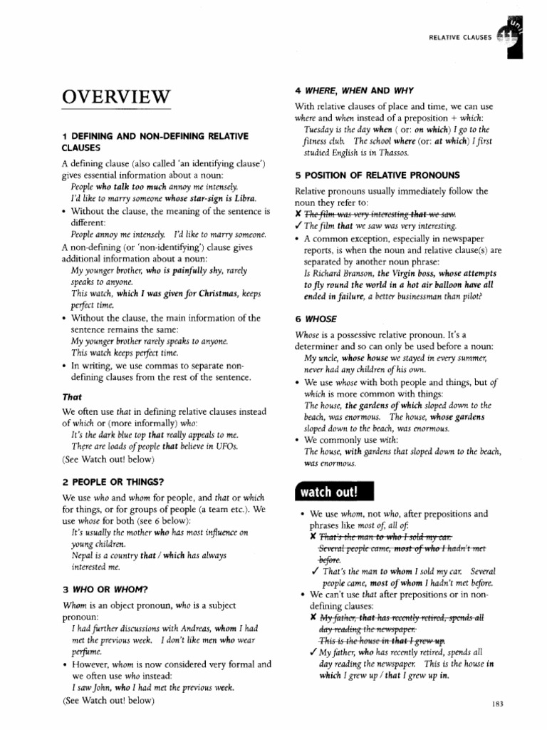 Mastering Relative Clauses | PDF