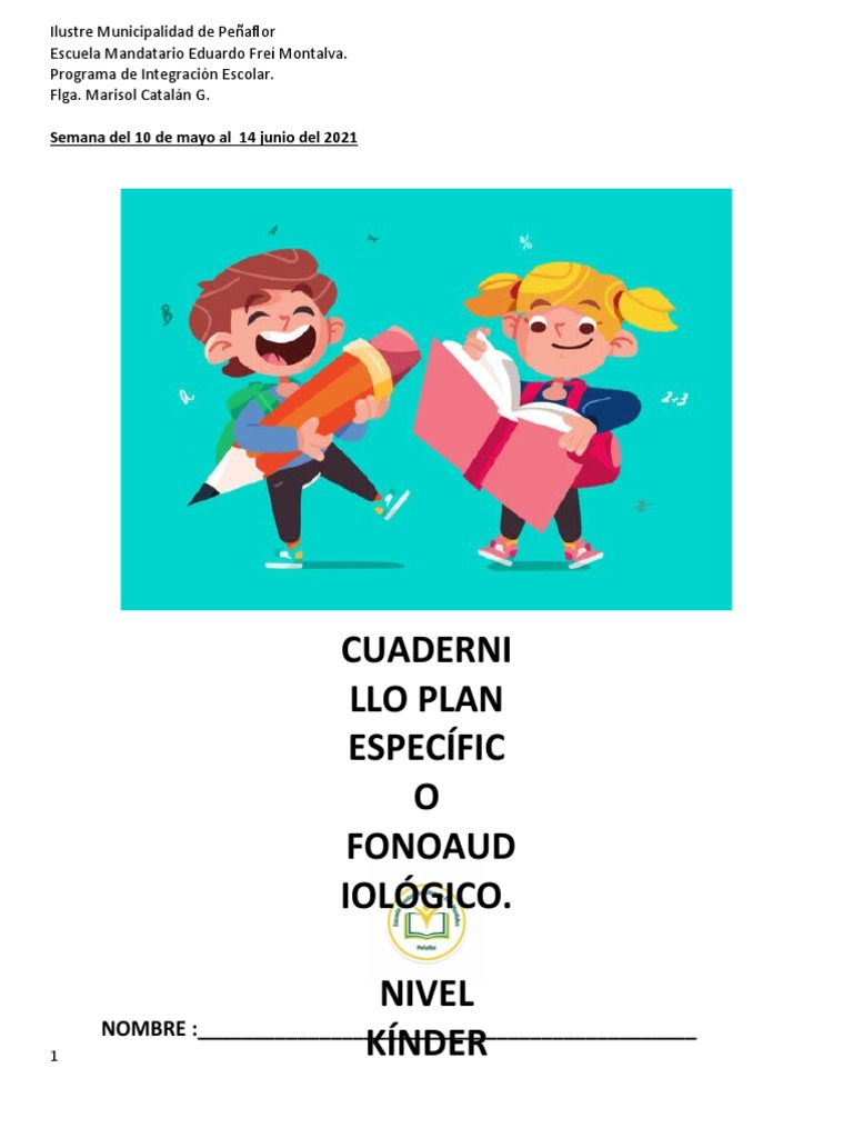 Cuernillo Mayo Junio Kinder Escuela Mandatario | PDF | Ciencias ...