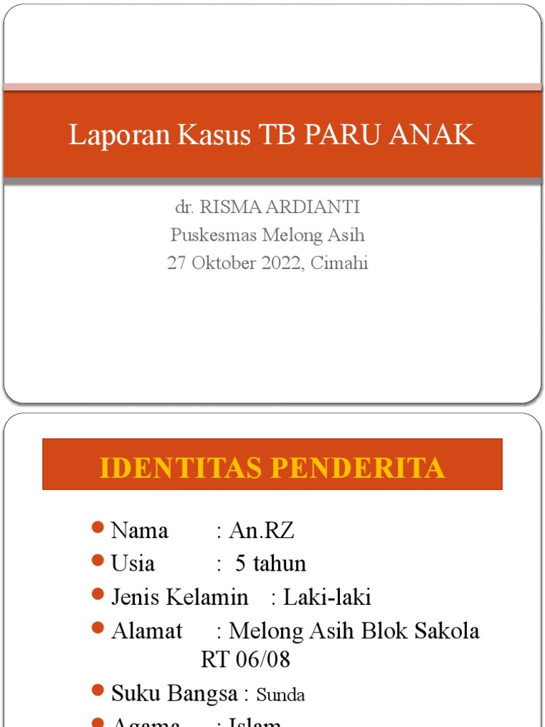 Lapsus TB Paru Anak | PDF | Sains & Matematika