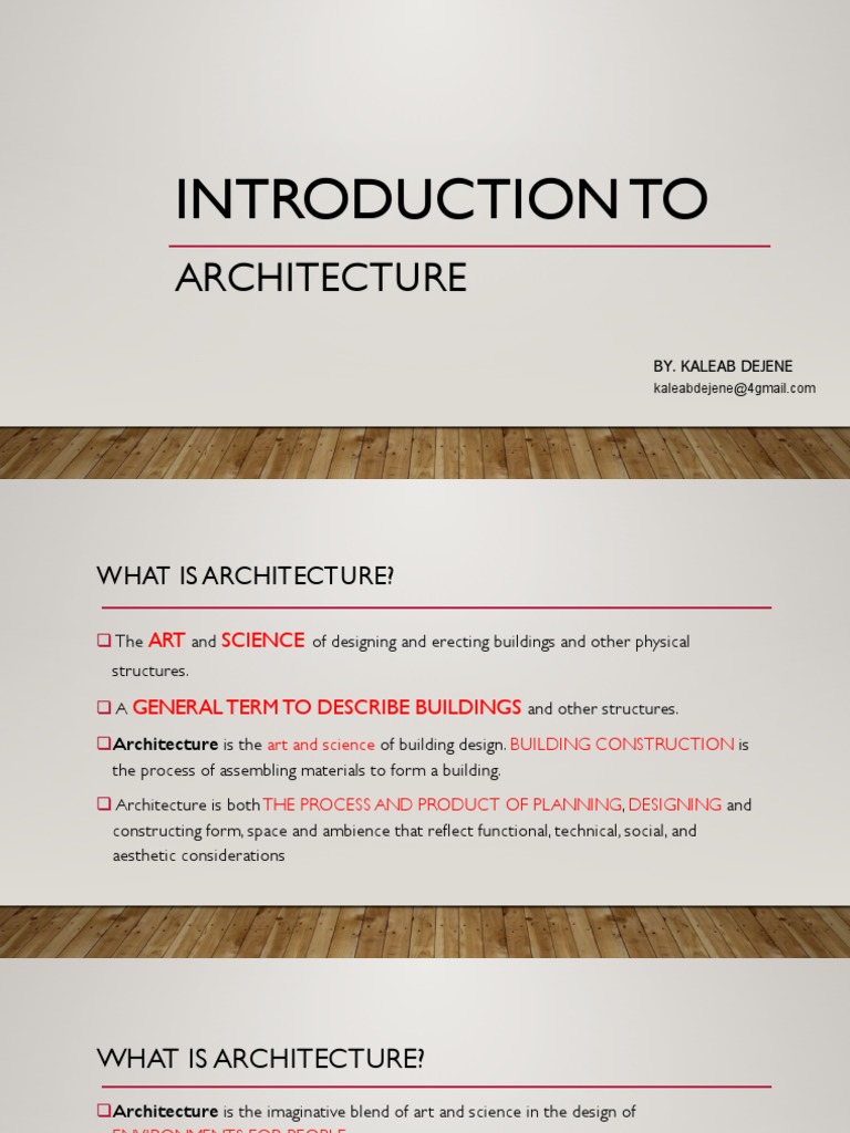 Introduction To Architecture | PDF | Color | Science