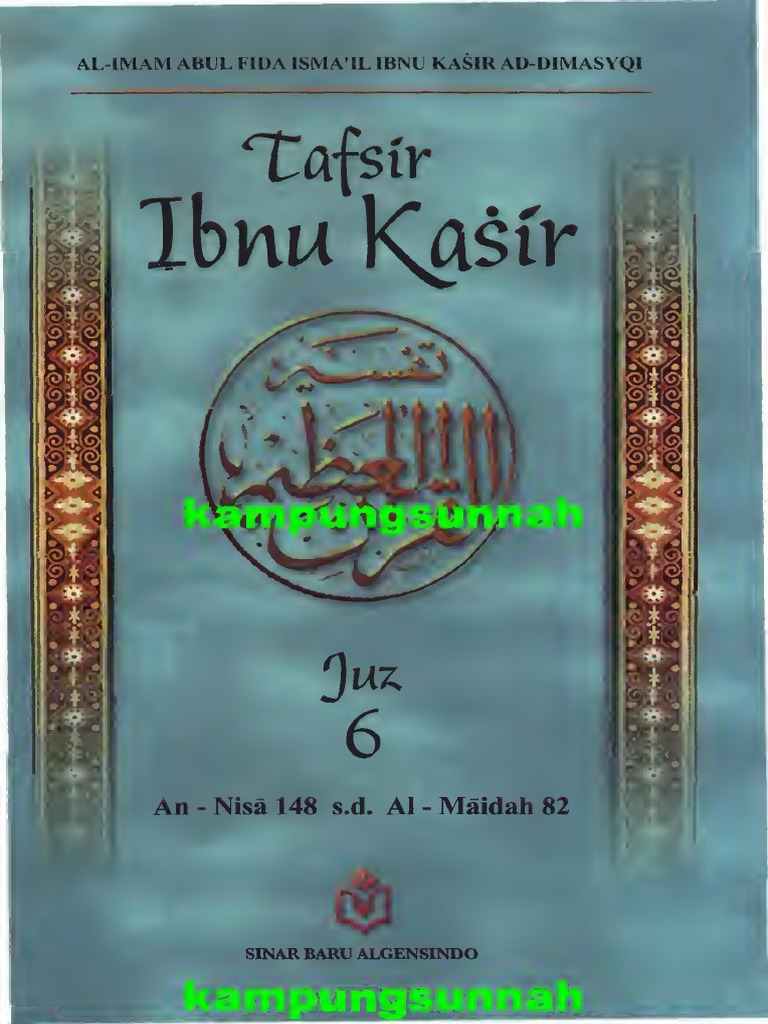Tafsir Ibnu Katsir Juz 6 | PDF