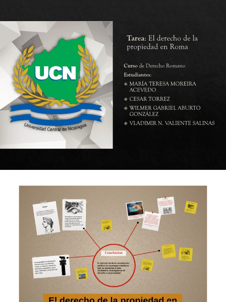 Presentacion - Propiedad en Roma | PDF