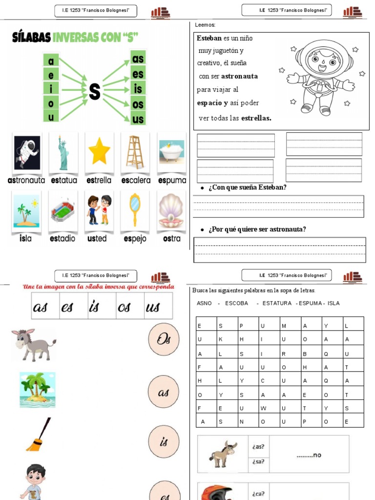 Ficha de As, Es Is | PDF