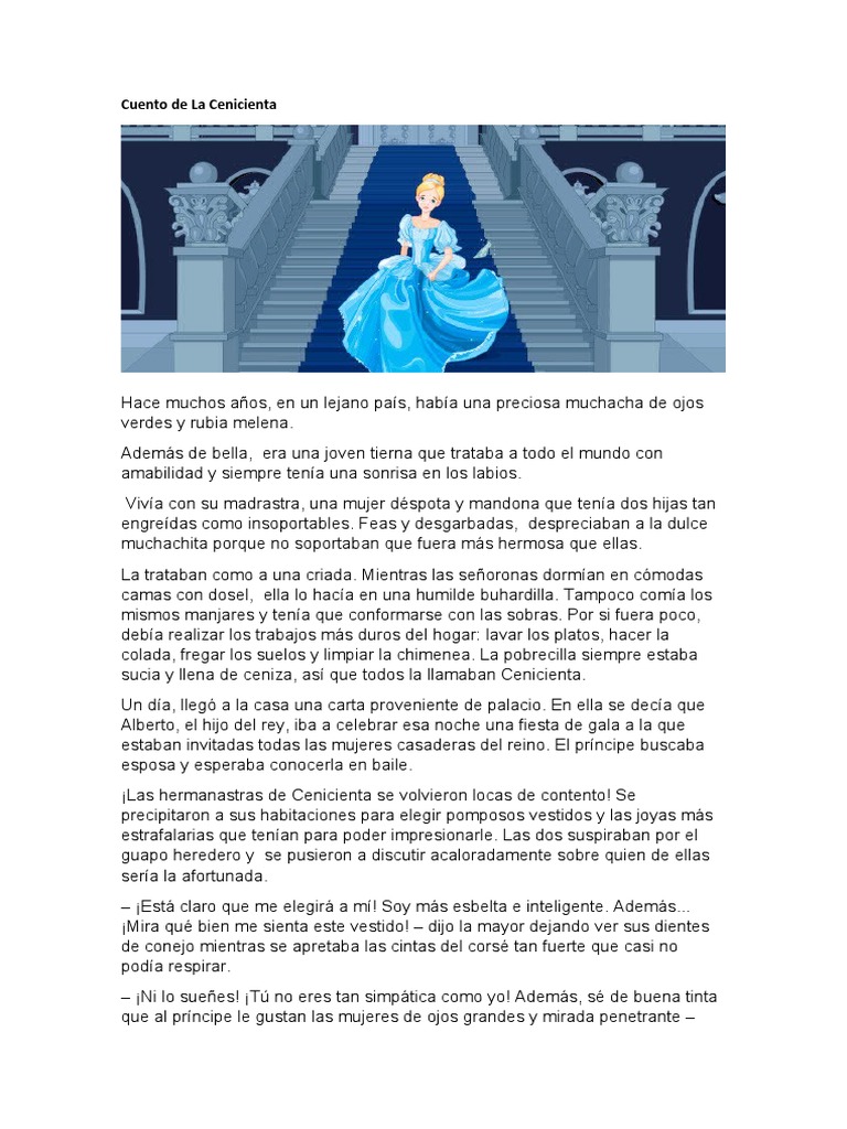 Cuento Completo de La Cenicienta | PDF | Hadas