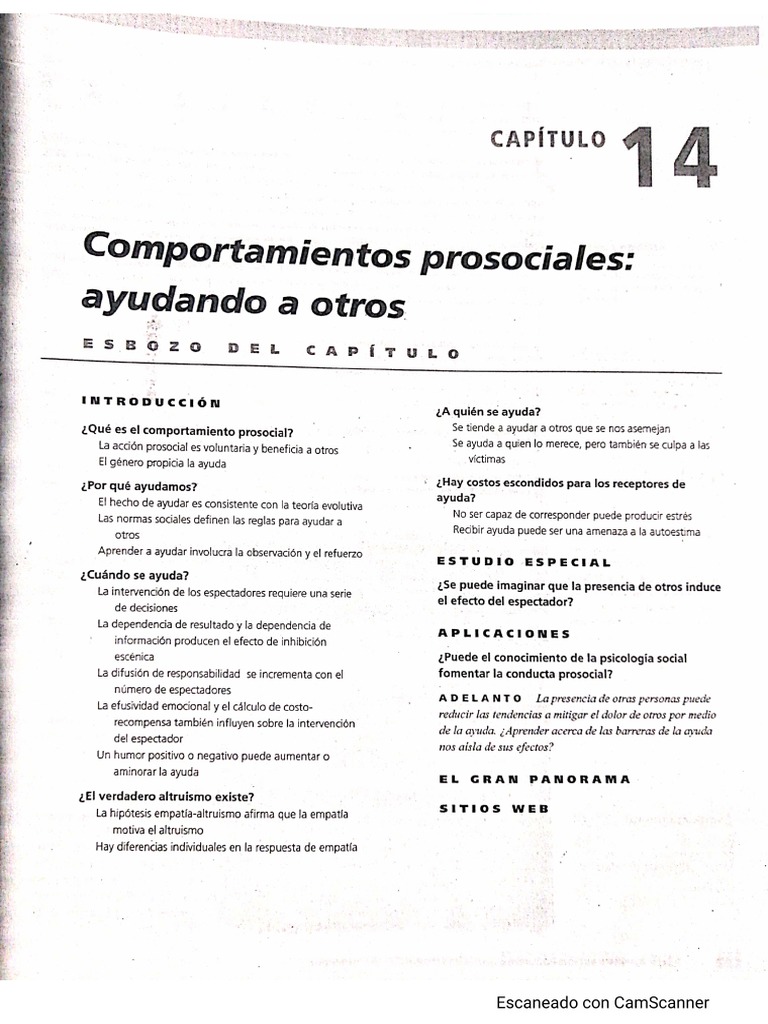 Capitulo Prosocialidad | PDF