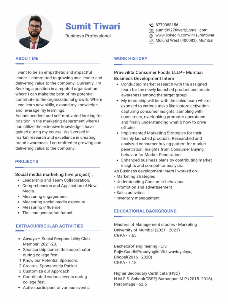Sumit Resume | PDF