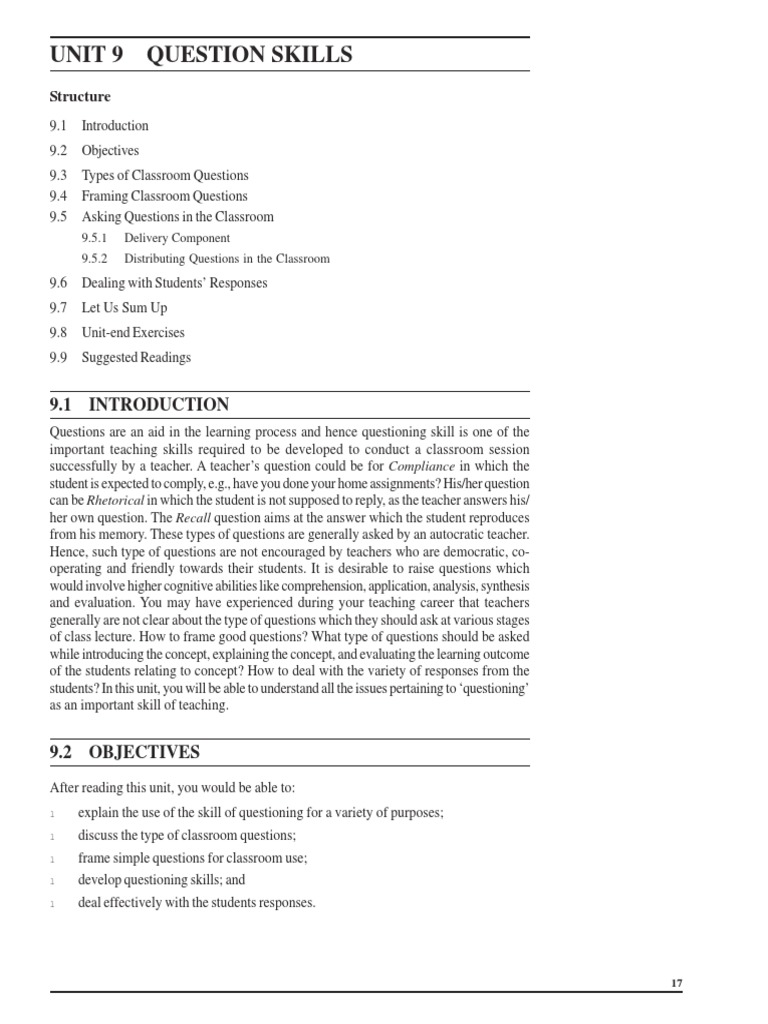 Asking Questions | PDF