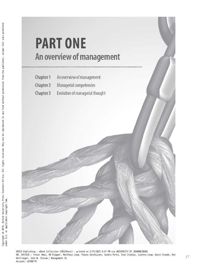 Management P1 | PDF
