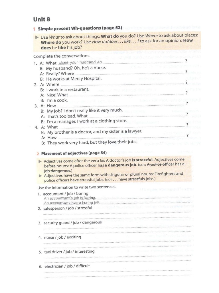 Unit 8 - Grammar Plus | PDF