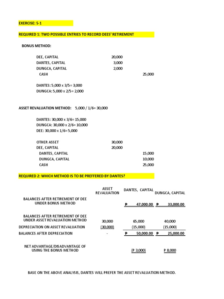 Parcor-Exercises and Problems | PDF | Depreciation | Money