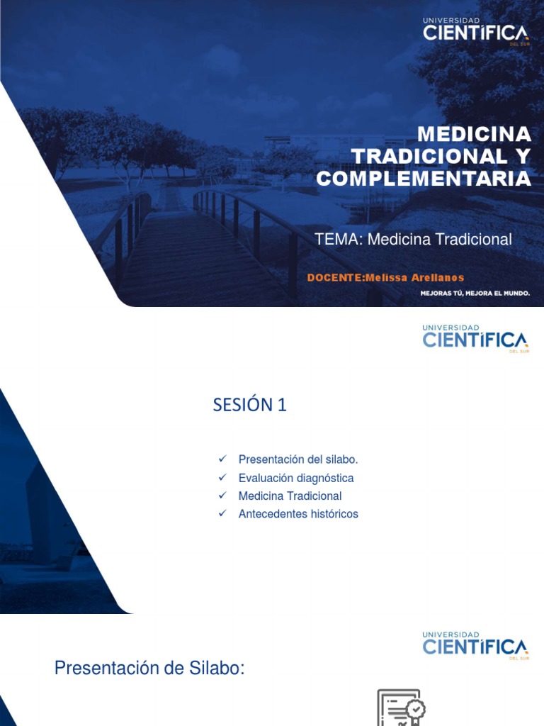 Semana 1 Medicina Tradicional y Complementaria | PDF | Medicina alternativa | Medicina