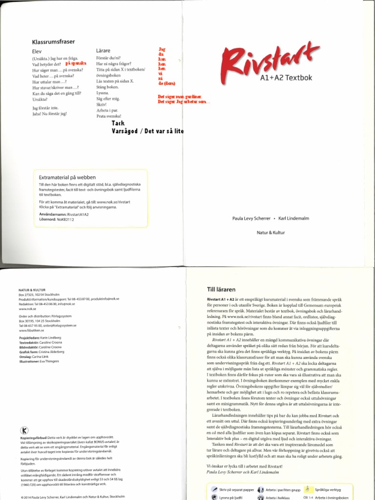 Rivstart 2014 A1 Textbok | PDF