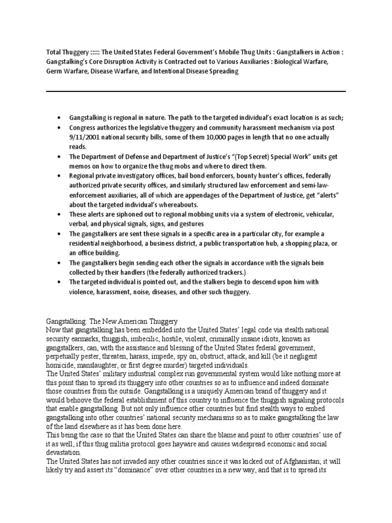 Total Thuggery | PDF