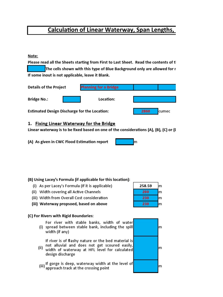 Waterway and Scour | PDF