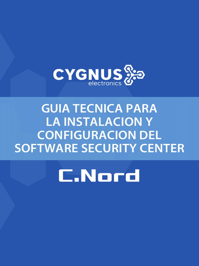 Software Security Center para Panel Cnord | PDF