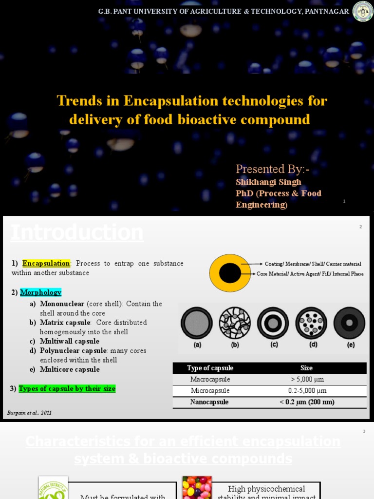 Trends in Encapsulation | PDF | Applied And Interdisciplinary Physics ... Trends in Encapsulation | PDF | Applied And Interdisciplinary Physics ...