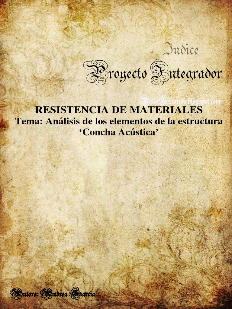 Resistencia de Materiales Proyecto | PDF