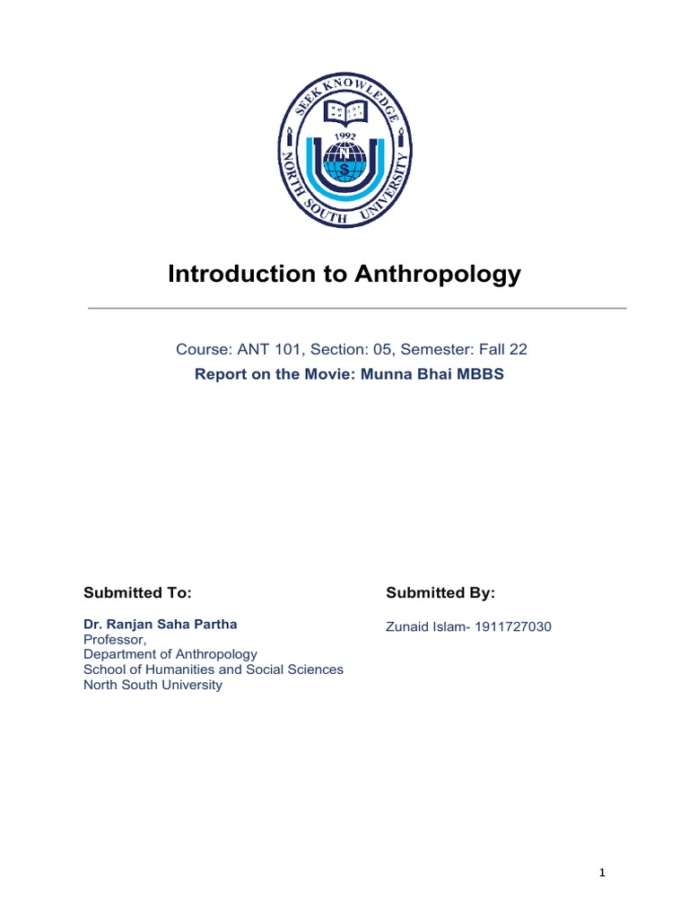 Ant101-Report - Zunaid Islam | PDF