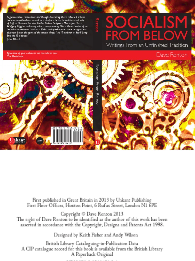 Dave Renton: Socialism From Below | PDF