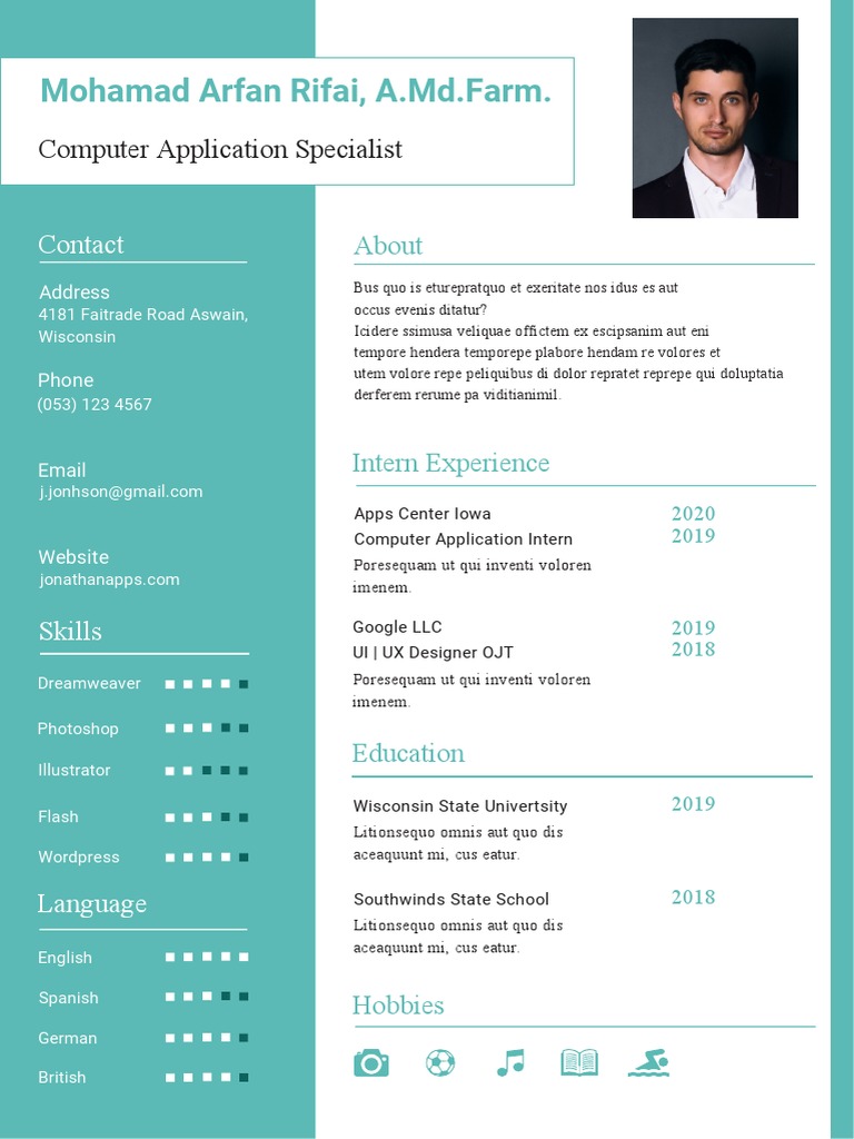 Free BCA Fresher Resume Template | PDF