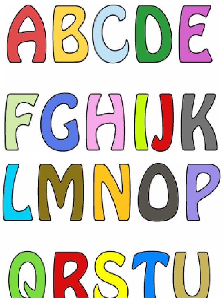 Alfabeto para Fazer Cartaz | PDF