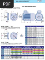 Flange Dimensions B5 E B14 FLANGES PARA MOTOR PDF | PDF