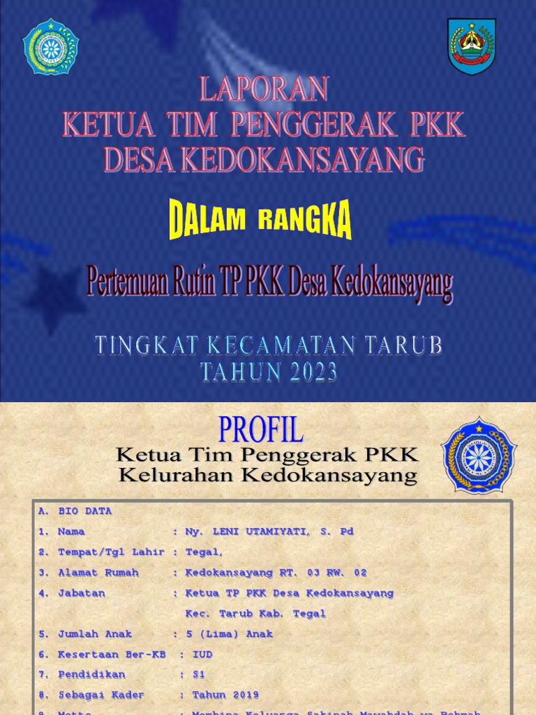 Paparan Ketua PKK | PDF