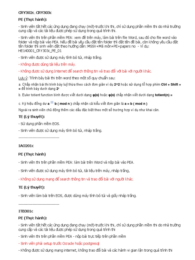 SU23 - Quy định làm bài thi Coursera | PDF