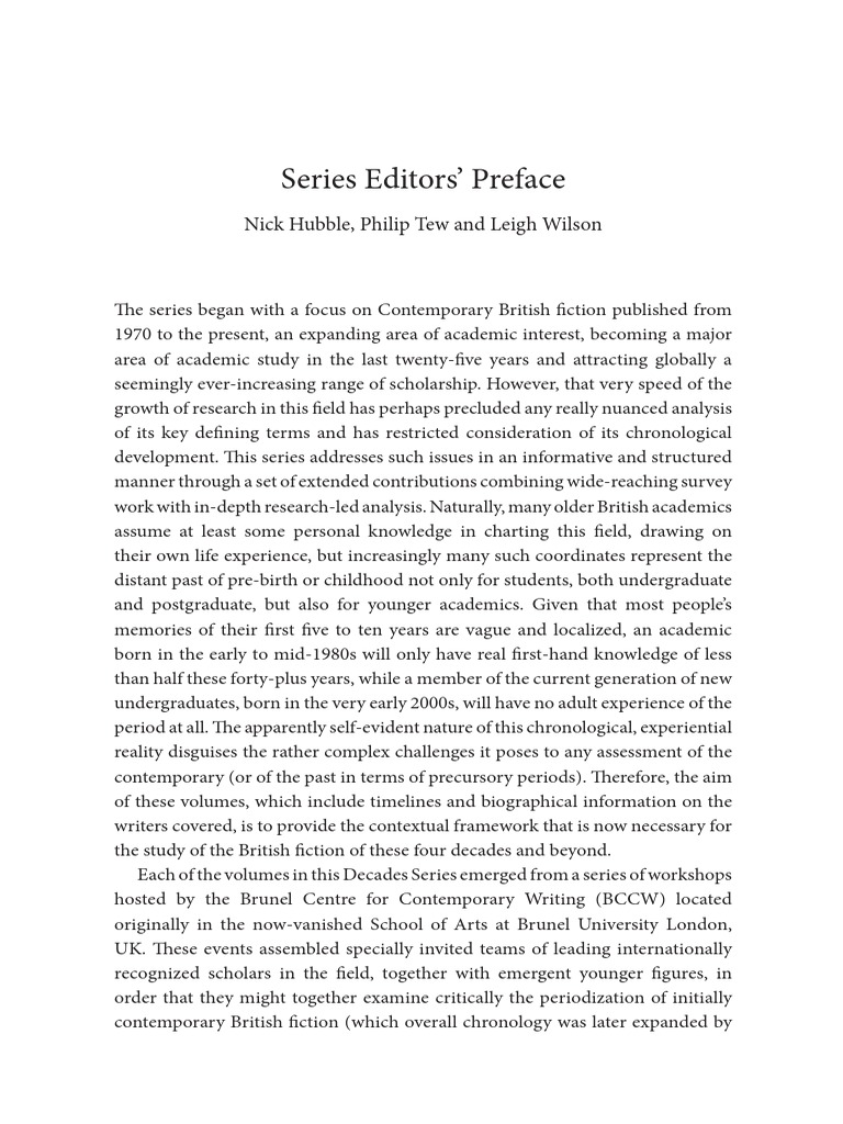 The 1940s - A Decade of Modern British Fiction | PDF | General Fiction