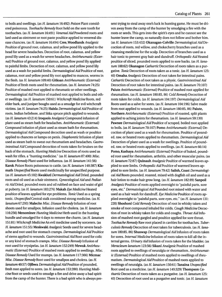 Native American Ethnobotany by Daniel E. Moerman | PDF | Plants