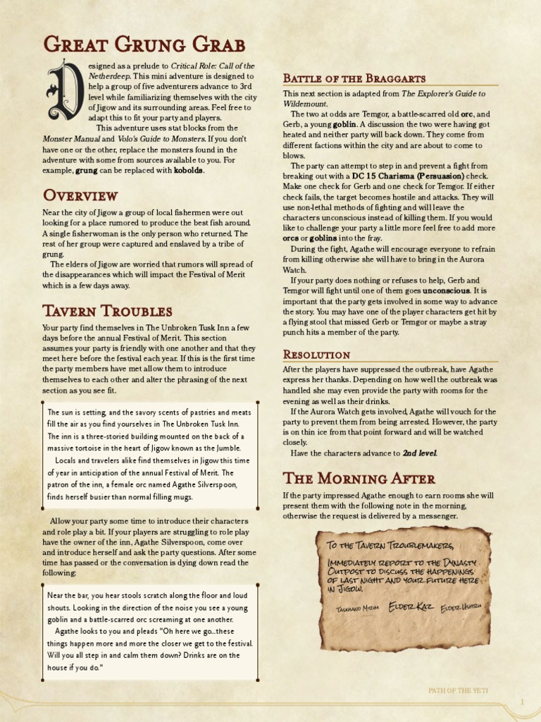 Great Grung Grab | PDF