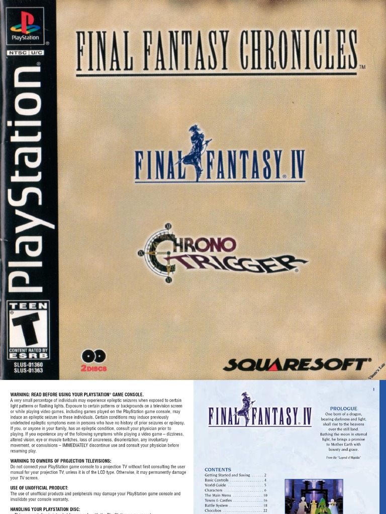 Final Fantasy Chronicles - Chrono Trigger | PDF