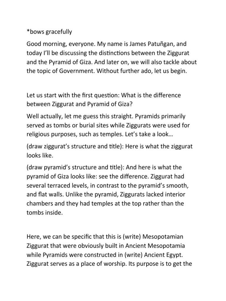 Ziggurat, Pyramid and Government | PDF
