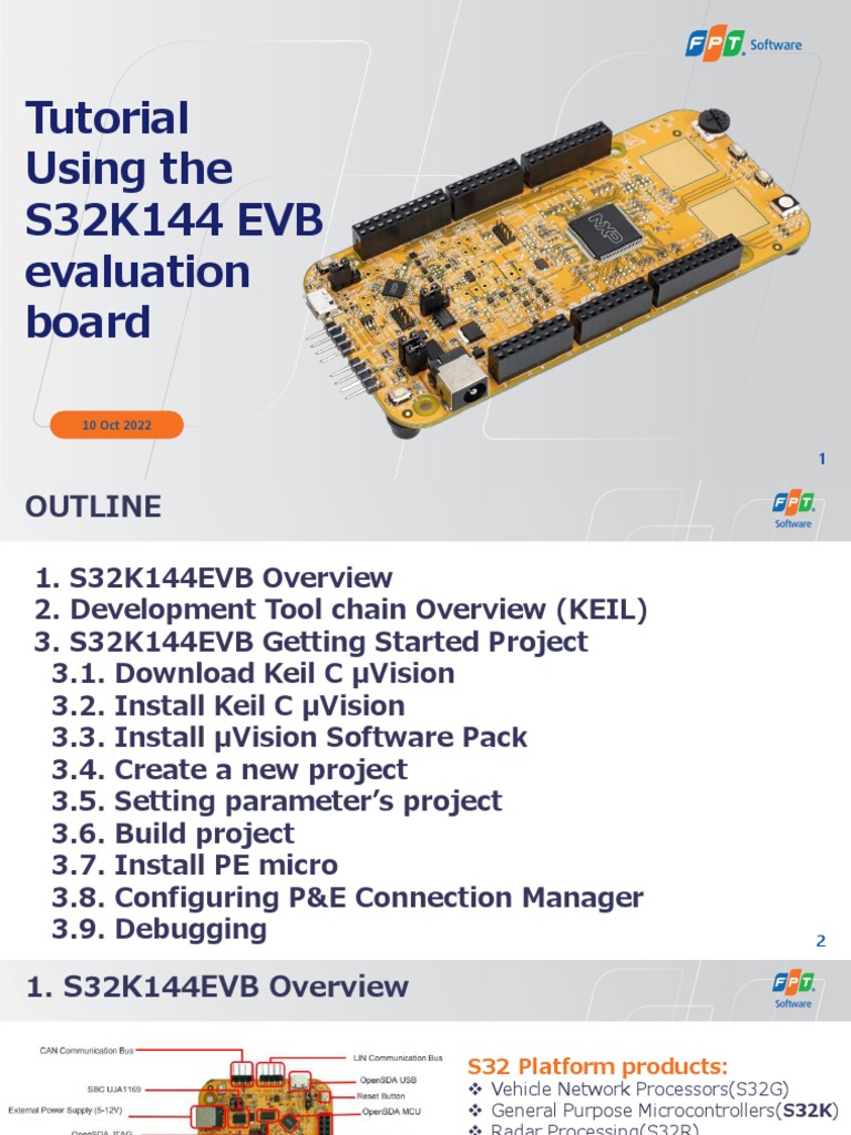 S32k Tool Tutorial Board Guidleline Pdf Microcontroller Computer File